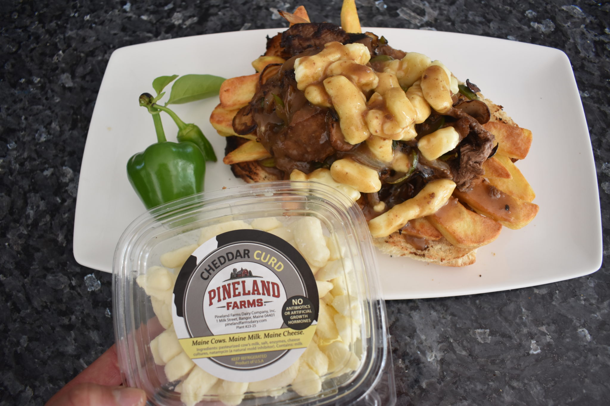 STEAK AND CHEESE POUTINE - Pineland Farms Dairy