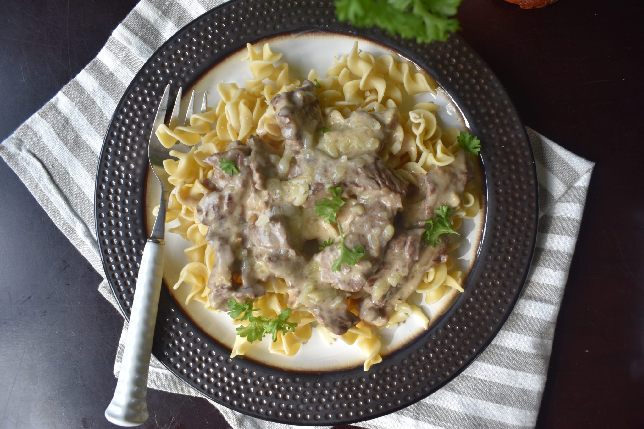 Cheesy Beef Stroganoff Pineland Farms Dairy