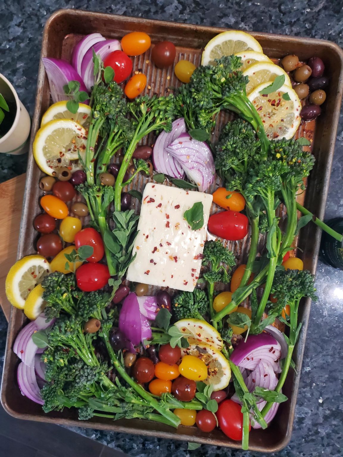 SHEET-PAN BAKED FETA - Pineland Farms Dairy